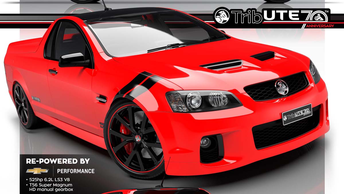 HOLDEN ‘TRIBUTE’ VE REDLINE UTE TO BE WON - JUST PARTS