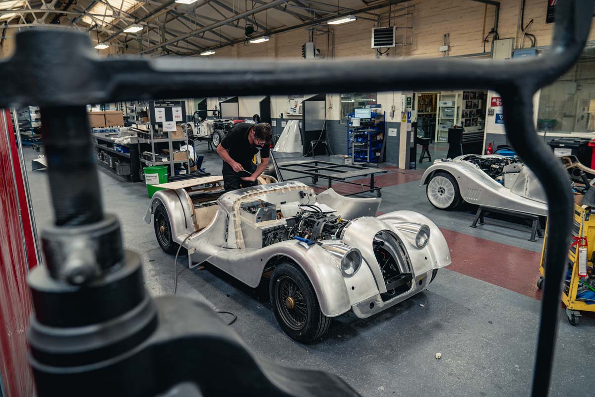 MORGAN BUILD LAST STEEL CHASSIS CAR - JUST CARS