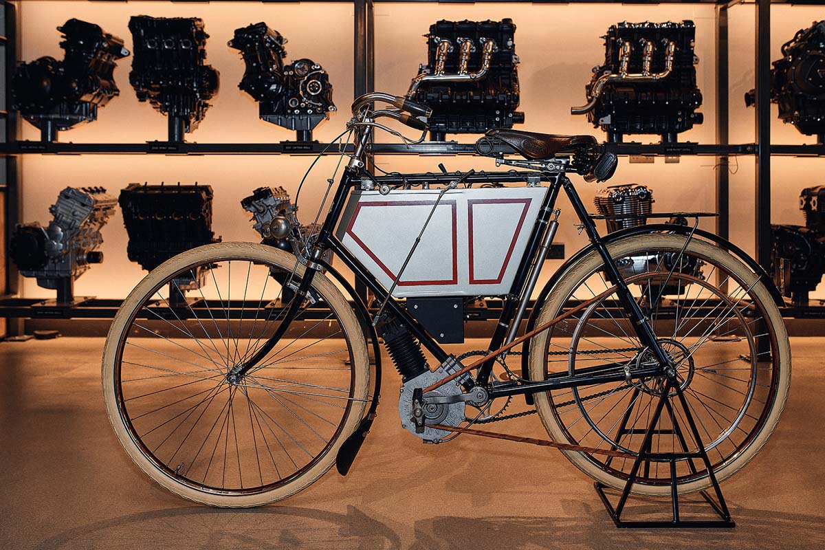1901 TRIUMPH PROTOTYPE RE-EMERGES - JUST BIKES